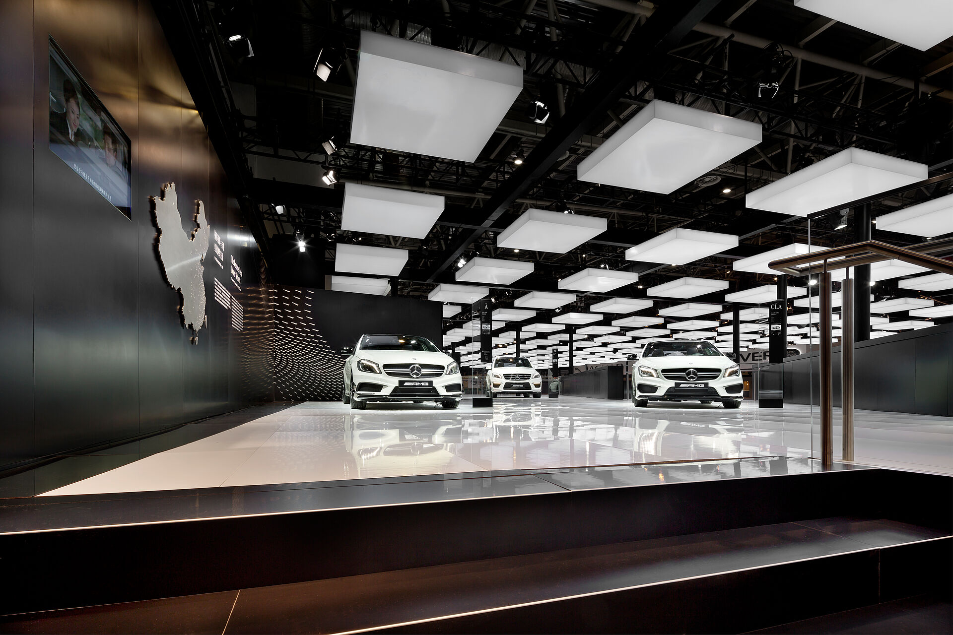 Exhibition stand Mercedes-Benz, Bejing, China | Pfleiderer References